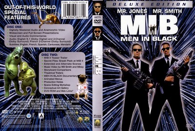 Men In Black (DVD, 2002, 2-Disc Set, Deluxe Edition) Tommy Lee Jones ...