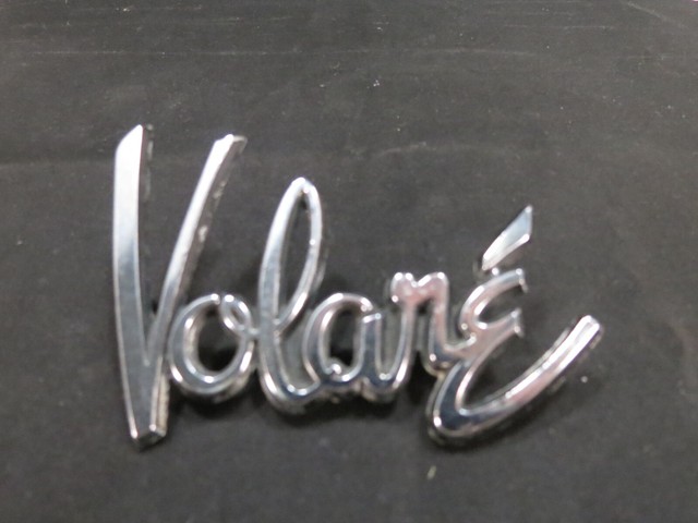 Vintage Plymouth Volare Chrome Metal Fender Emblem Part 4022352 1970s ...