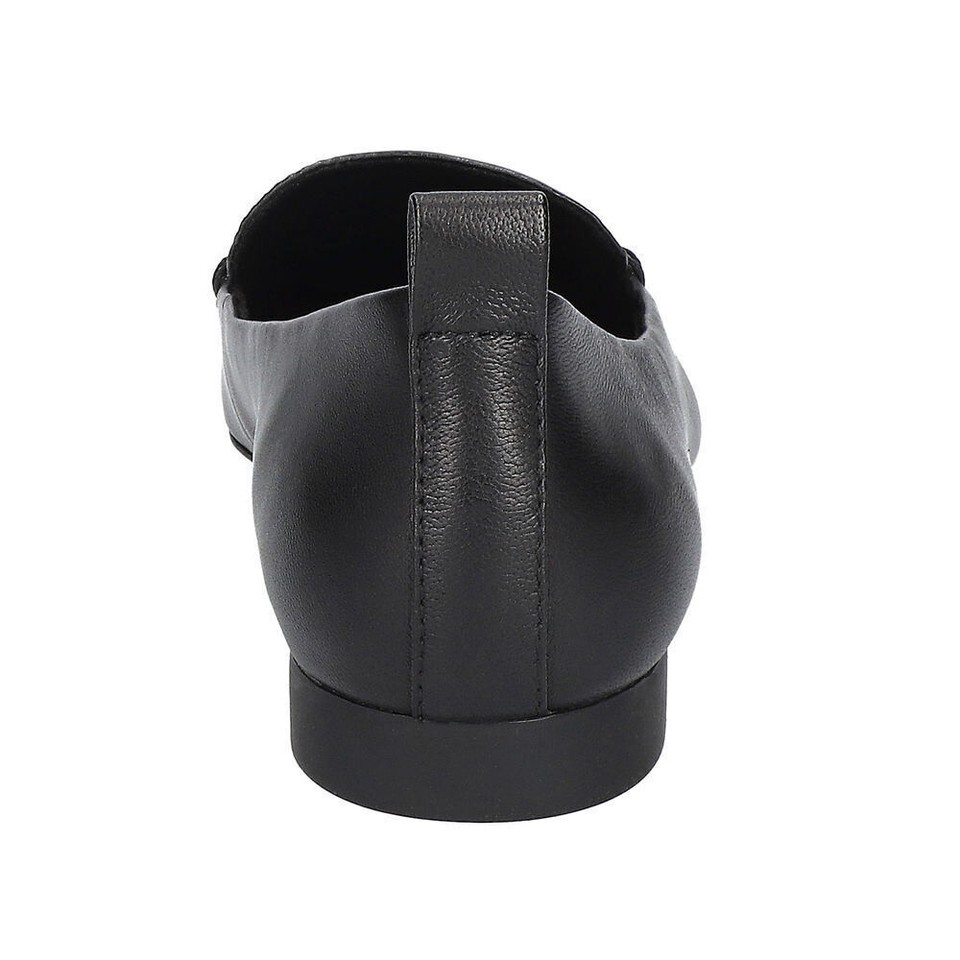 Bella Vita Alessi Black Leather Pointed Toe Loafer Women's Slip On ...