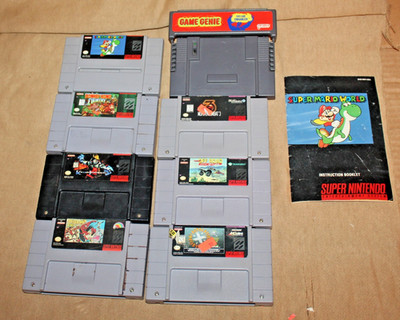 Super Nintendo Games SNES GAME LOT of 7 untested Revolution X Off Road ...