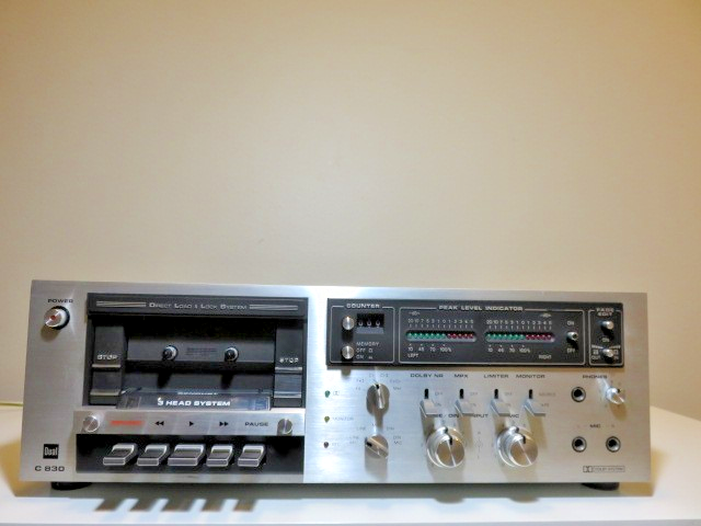 Vintage Dual C830 C-830 3 Head System Dolby Cassette Deck - Needs ...