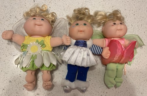 Vintage 1995 Set of 3 Mattel Cabbage Patch Kids GARDEN FAIRIES 8" | eBay