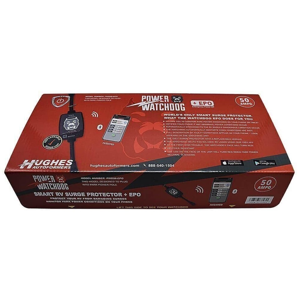 Hughes Autoformers PWD50EPO Power Watchdog Smart Surge Protector + EPO ...