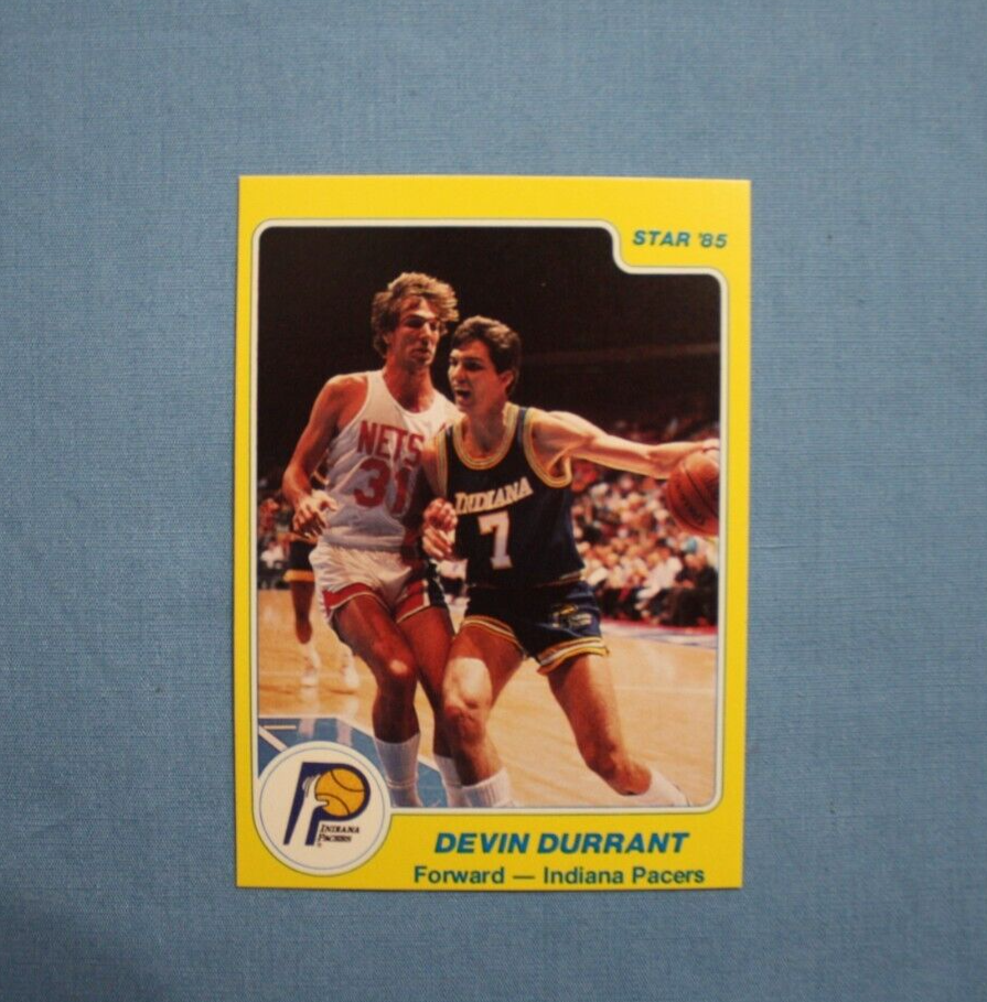 1984-85 Star Devin Durrant #54 nm-mt+ Indiana Pacers | eBay
