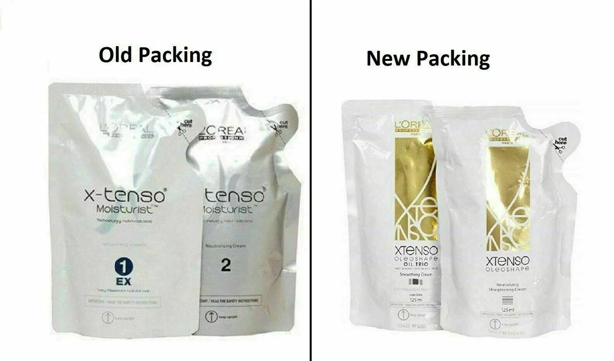 NEW L'OREAL X-tenso Straightener Cream Natural Hair 400ml,