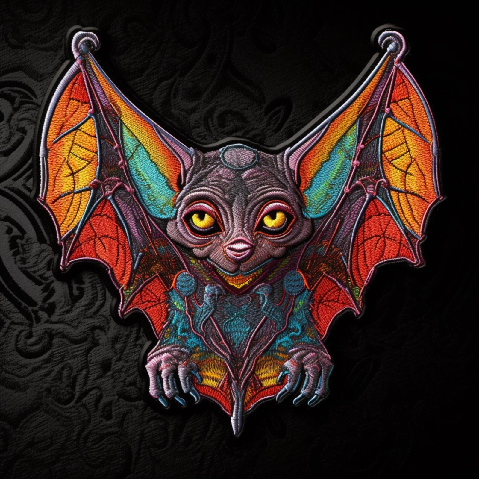 Vampire Patch Embroidered Iron-on Applique Horror Scary Spooky Cosplay ...