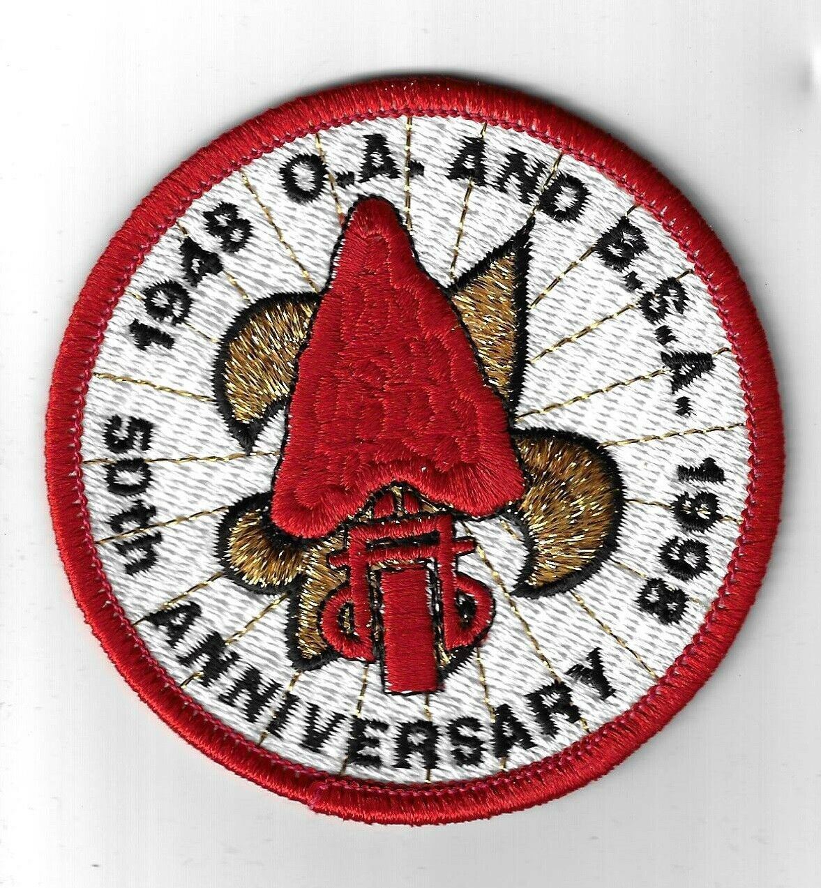 OA 1948-1998 50th Anniversary Patch RED Border [FBL-2785] | eBay