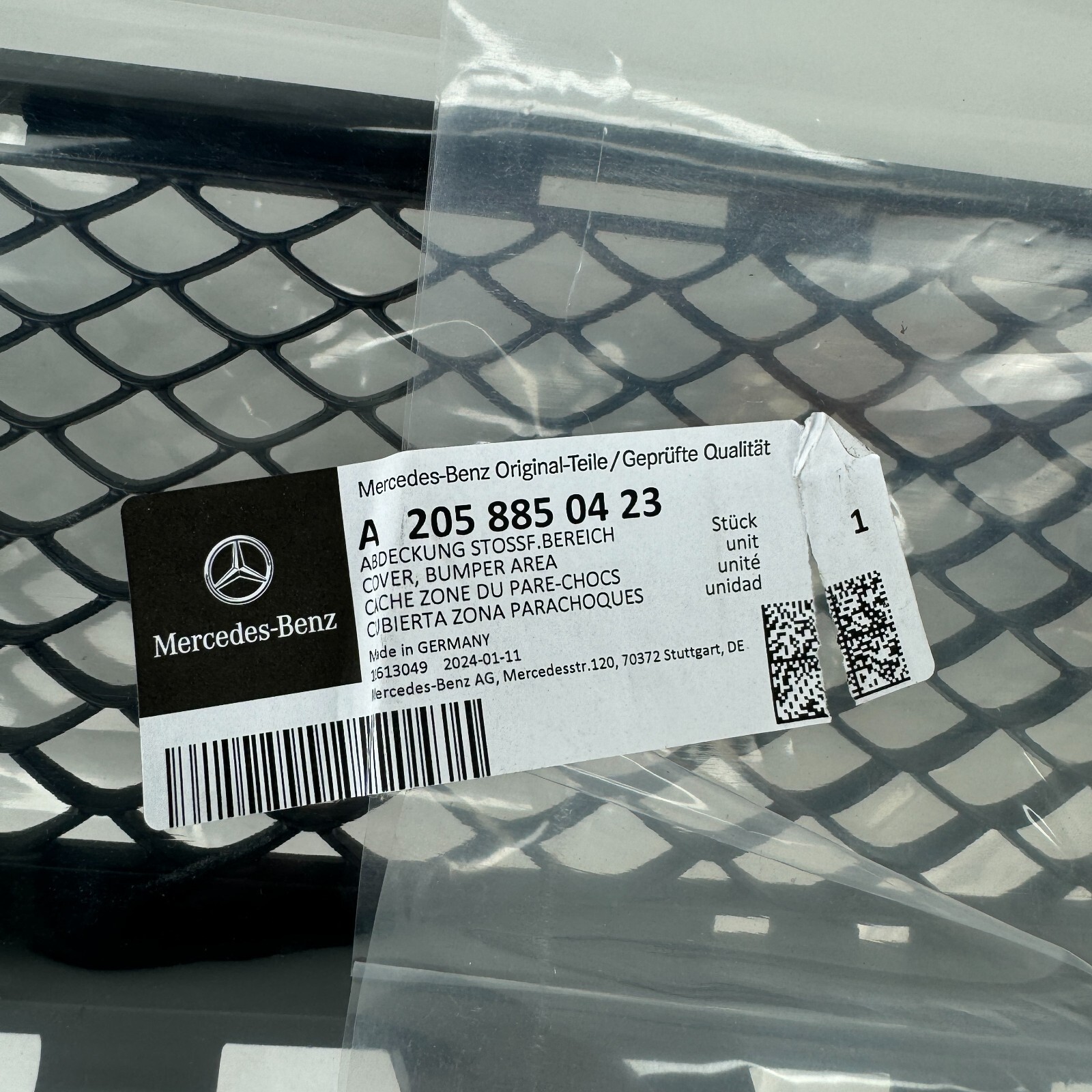 OEM 2017 2018 Mercedes C300 C63 Coupe Convertible Front Lower Grille ...