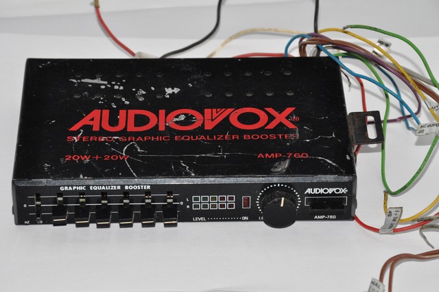Vintage Audiovox Amp-760 7 Band Graphic Equalizer Booster Car Audio ...