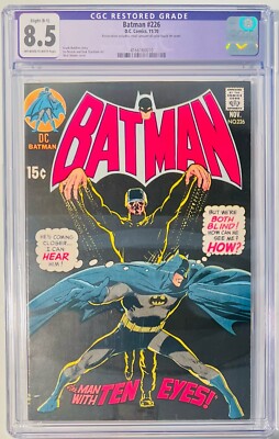 1970 Batman 226 CGC 8.5 RESTORED Man With Ten Eyes Ten-Eyed Man RARE | eBay
