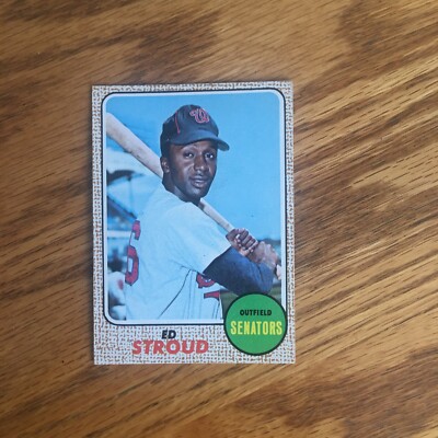 1968 Topps Baseball #31 Ed Stroud | eBay