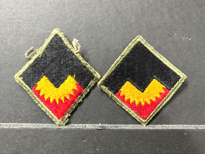 Lot of 2 - World War 2 US Army Western Defense Command Patches | eBay