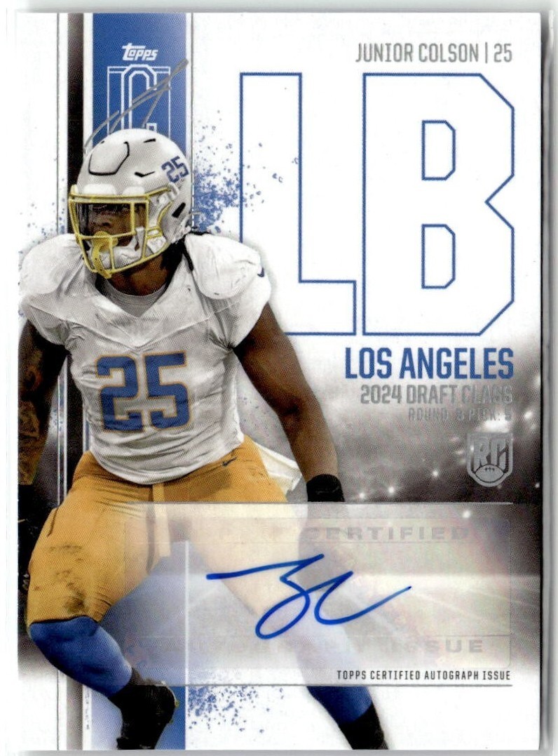 2024 Topps Signature Class - Rookie Class Autographs Junior Colson #RCA ...