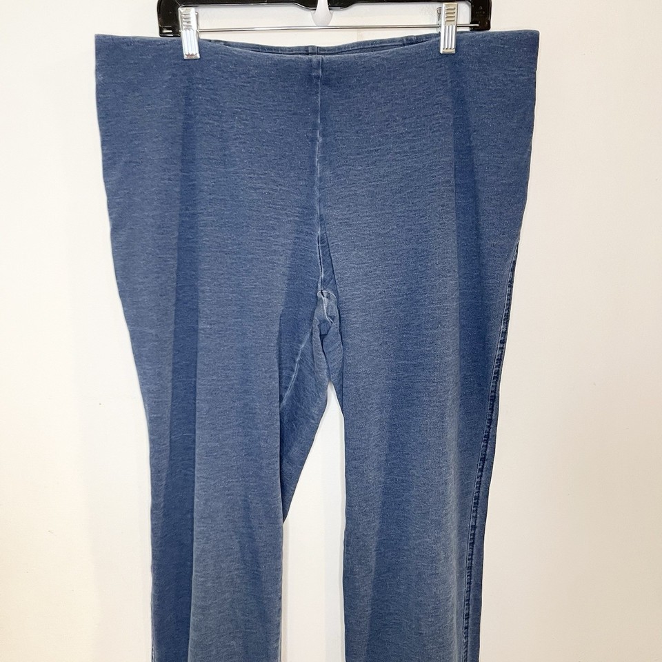 J. JILL Pure jill Indigo Slim Leg Pull On Jeans Pockets Petite L LP ...