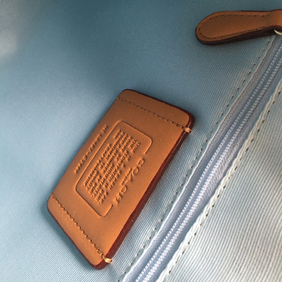 COACH Rowan Large Satchel Bag Signature Canvas CY699 Outlet New From ...