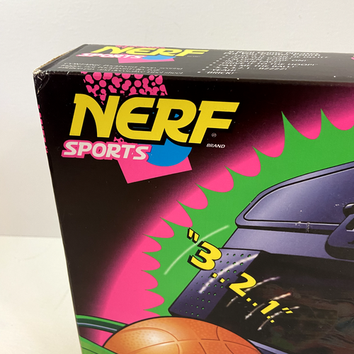 RARE Vtg 1997 Nerf Sports Electronic Shot Clock Basketball 90s Kenner ...