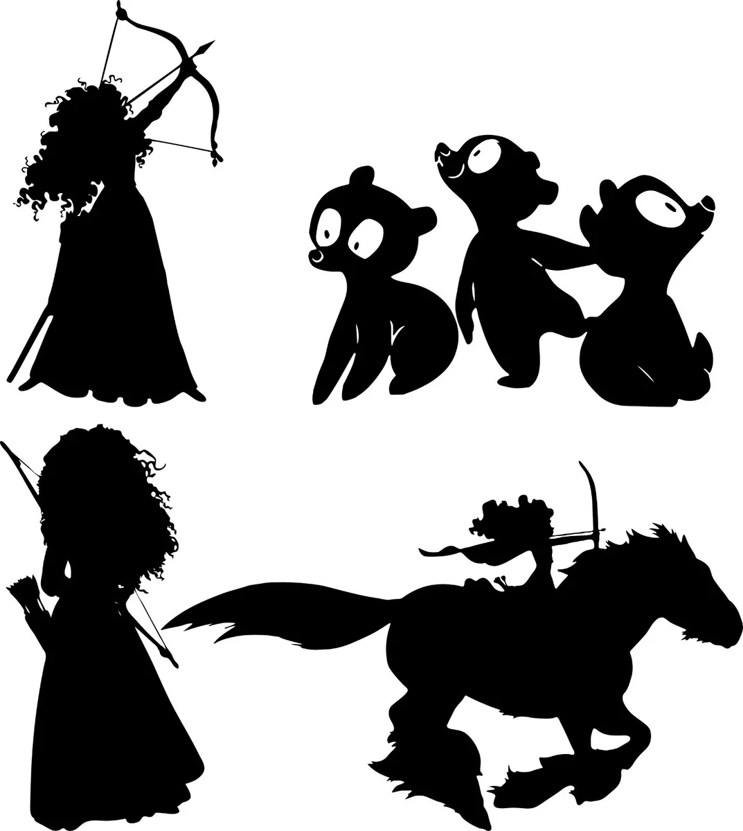Disney Brave Silhouette