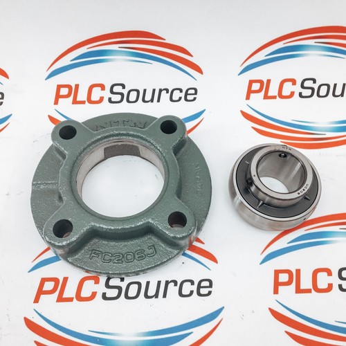 NTN FC206J 4-BOLT ROUND FLANGE BEARING HOUSING with UC206 INSERT ...