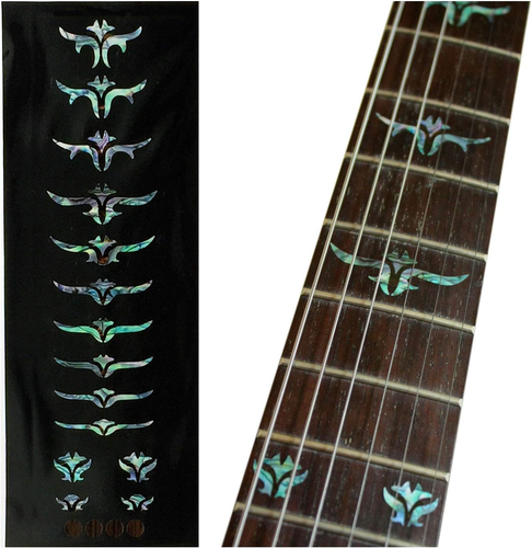 Abalone Green Guitar Fingerboard Fret Inlay Markers Stickers ...