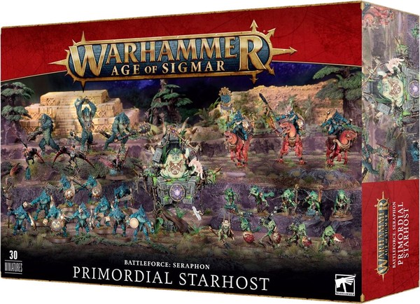 GW Warhammer AoS Battleforce Seraphon Primordial Starhost Complete Army ...