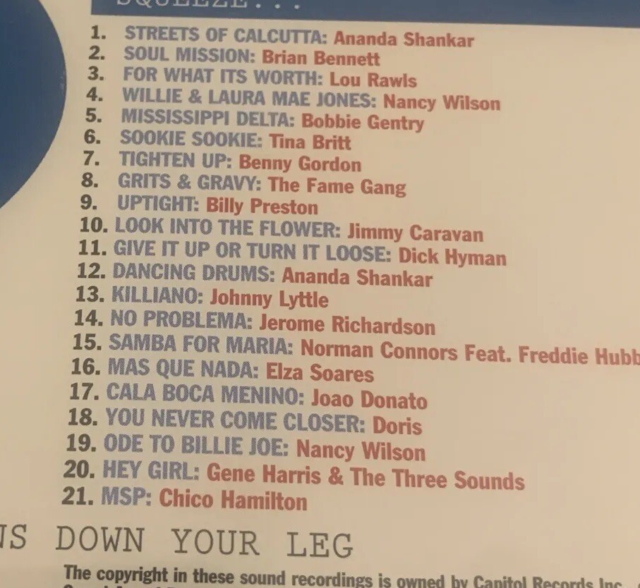 Blue Note CD Blue Juice Squeeze - Psych Jazz With Bobbie Gentry Lou ...