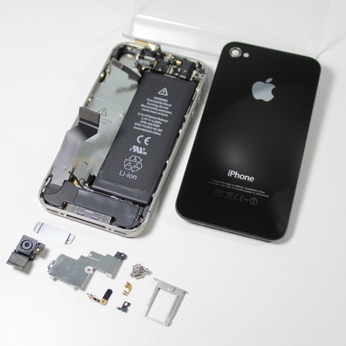 Apple iPhone 4S A1387 BLACK Motherboard Housing Assembly Part ...