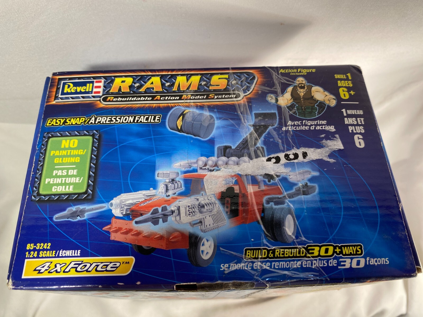 REVELL R.A.M.S. 4 X Force W/"Dingo" Action Figure 1:24 Build & Rebuild ...