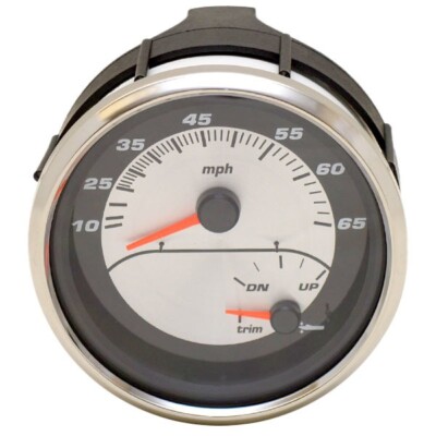 Faria GSC056B Boat Multifunction Speedometer Trim Gauge Evinrude OMC | eBay