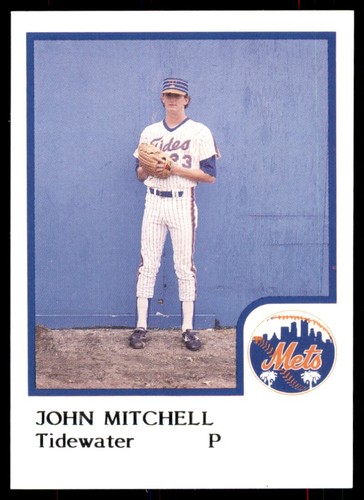 1986 ProCards (Mets Logo) Minor League John Mitchell (E) Tidewater ...