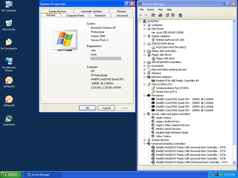NEW Windows XP Retro Gaming PC - GTX 260, 4GB Ram, Core2Quad, 128GB SSD ...