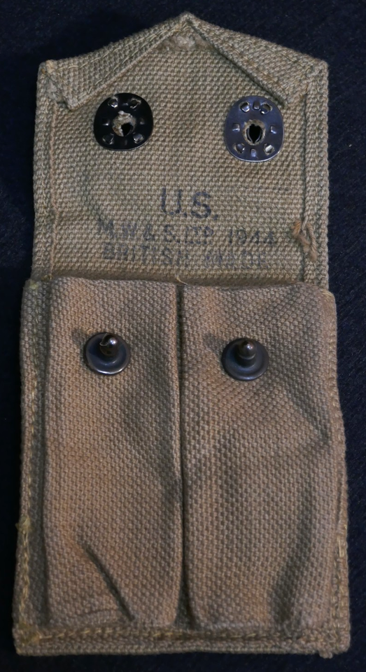WW2 US Army M1911 Magazine Pouch M1911A1 'MW&S Ltd 1944' BRITISH MADE ...