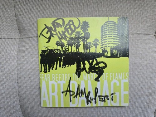 Autographed Fear Before The March Of FLAMES Art Damage Post Hardcore | eBay