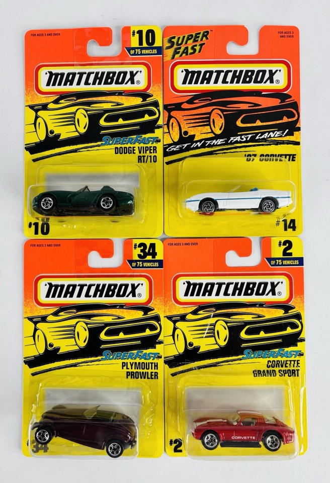 Vintage Matchbox Superfast Collection - Lot of 20 - 90s Era - Factory ...