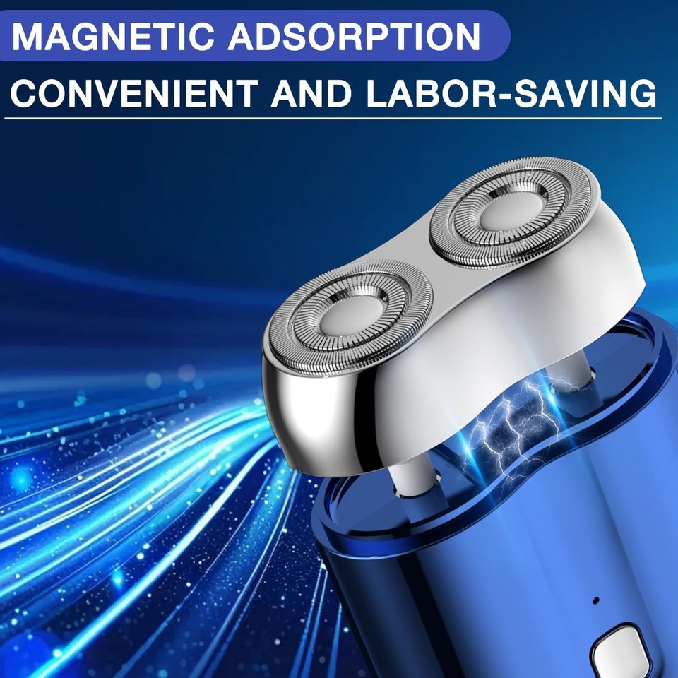 2025 New Model Mini Dual-Head Electric Shaver, Electric Mini Portable ...