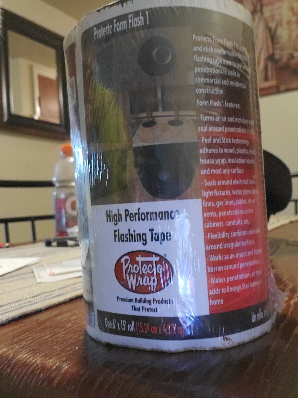 Form Flash 1 Protecto Tape High Performance Flashing Tape 6"x15' Roll ...