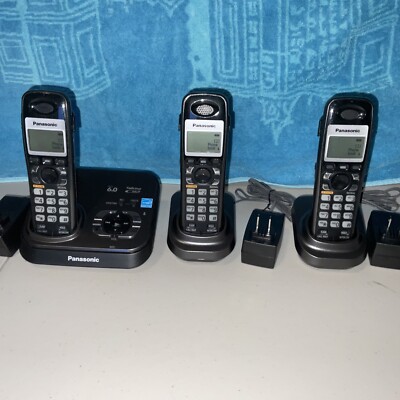 Panasonic KX-TG9331T Cordless Base Phone Dect 6.0 with KX-TGA931T ...