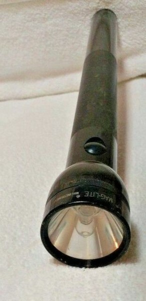 Vintage Black MagLite Mag-Lite 6d Cell 19 1/2" Long Flashlight Flash ...