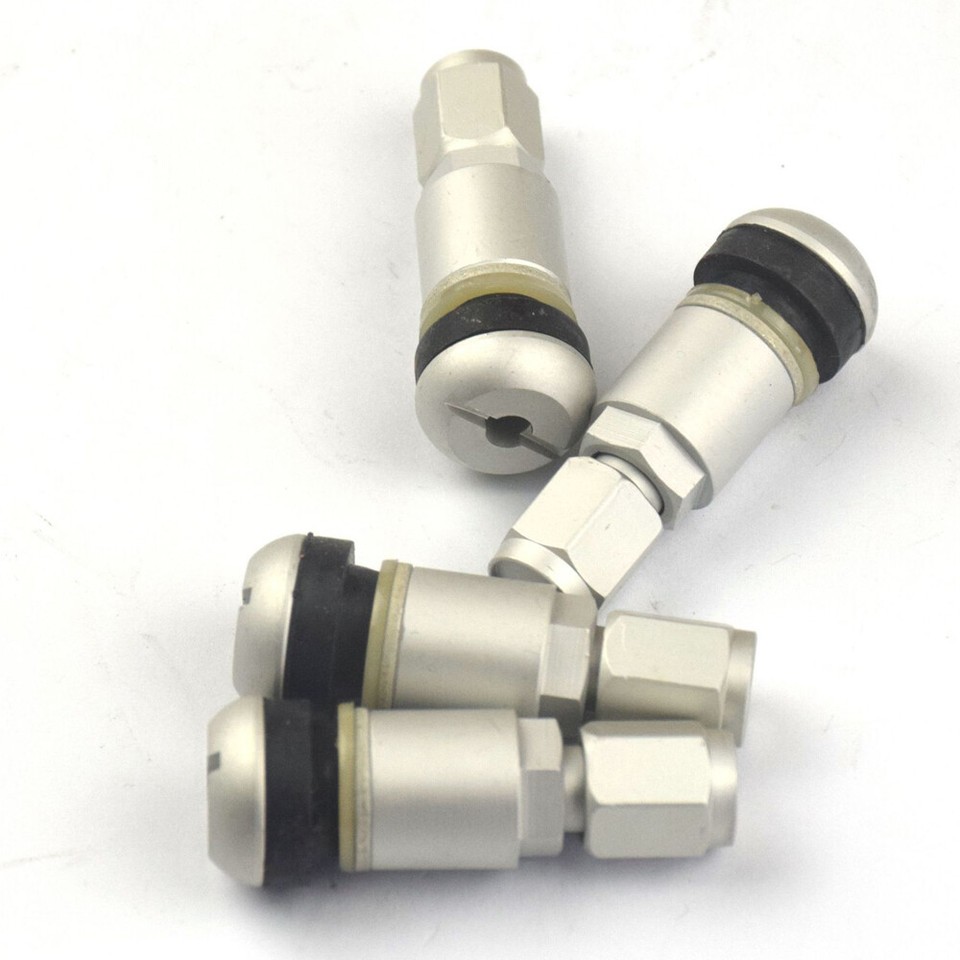 8PCS Aluminum Tire Valve Stems Metal Tubeless Wheel Caps Bolt-In Tyre ...