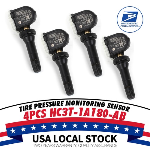 4x Tire Pressure Sensor TPMS HC3T-1A180-AB For 2017-2021 Ford F-250 ...