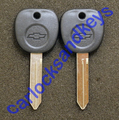 1999-2004 Chevrolet S-10 Pickup Truck Bow Tie Key blanks - Includes 2 ...