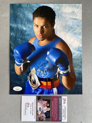 BOXING CHAMPION LUCIA RIJKER AUTOGRAPH 8x10 BELT PORTRAIT PHOTO JSA ...