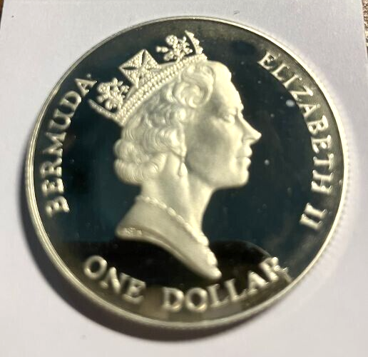 elf Bermuda 1 Dollar 1997 Proof Silver Lizard Rock Skink | eBay