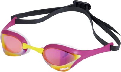 New arena Swimming Mirroed Goggle Pink anti-fog AGL180M from Japan | eBay