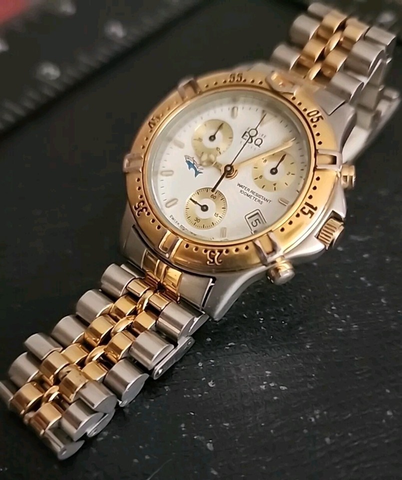 Movado ESQ Swiss Quartz Chronograph Date W/Breit Influences,Stainless ...