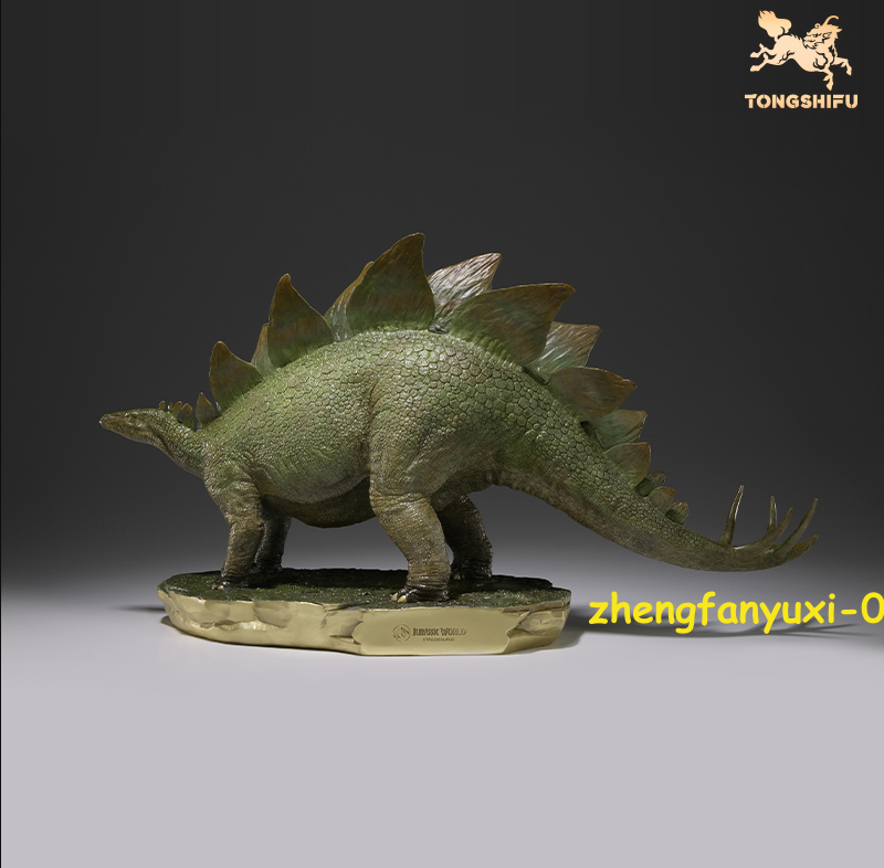 Handmade 1:20 Stegosaurus Dinosaur Brass Statue Model Figure ...