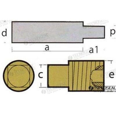 General Motors pencil anode complete with brass plug th.1/2''Bspt | eBay UK