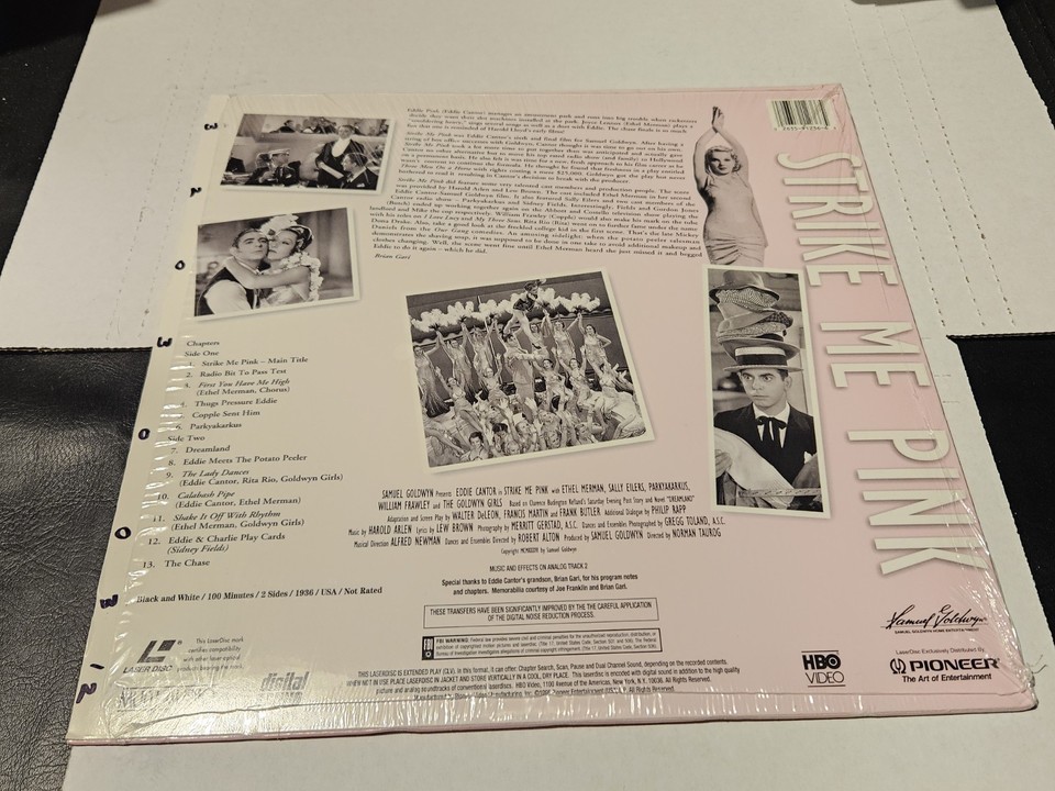 Strike Me PINK (1936, LASERDISC) Eddie Cantor CLASSIC FILM | eBay