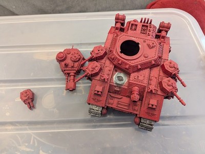 Warhammer 40k Imperial Guard Astra Militarum Hellhammer Baneblade variant | eBay