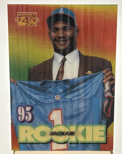 1995 Pinnacle Sport Flix #120 Steve McNair Rookie RC Houston Oilers ...