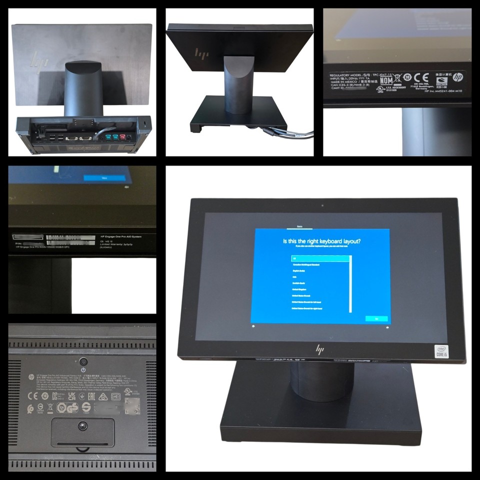 HP Engage One Pro POS i5 System w/ Printer Scanner Keyboard – Retail ...
